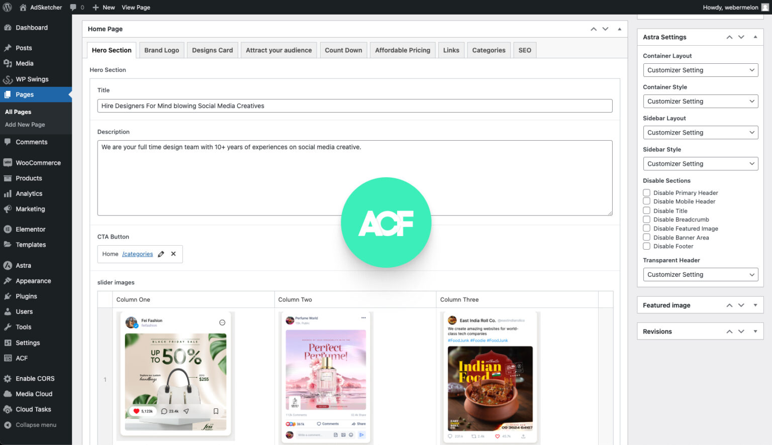 Adsketcher - Ads Designers Platform - Webermelon